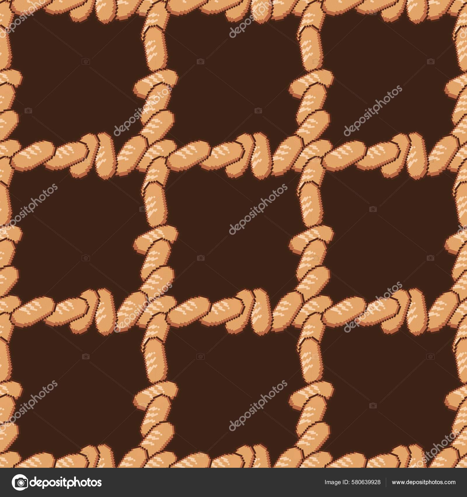 Bread Tile Pixel Art Bread Tile Pattern Vector Illustration Stock ...