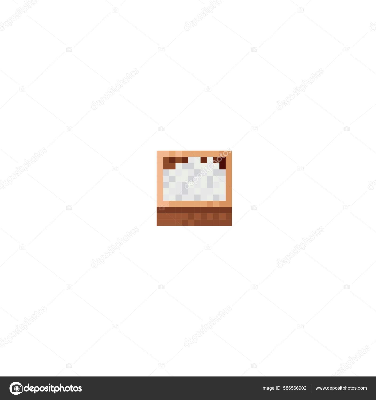 Wooden Crate Pixel Art Fruit Vegetable Box Fruit Vegetable Panel Stock ...