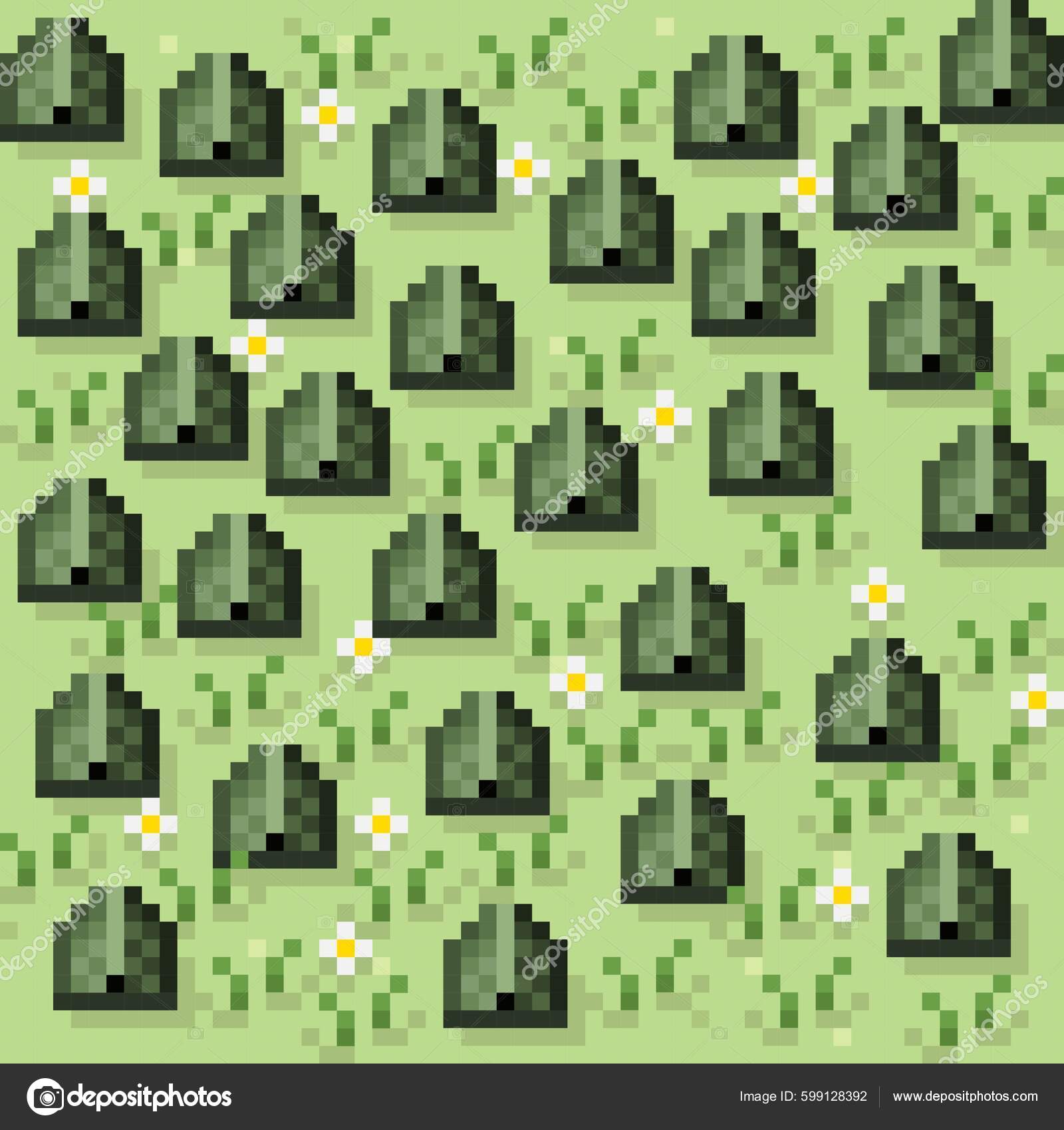 Пиксельное Искусство Палаток Векторная Иллюстрация Векторное изображение ©Sudakarn ...