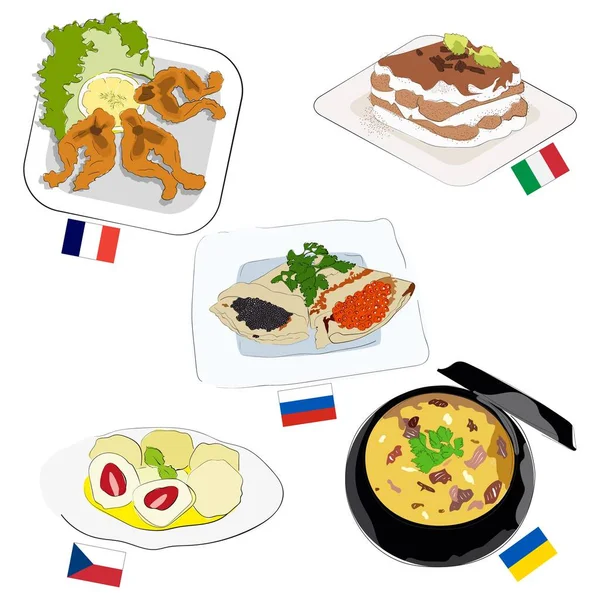 100,000 Europa alimentos Vector Images | Depositphotos