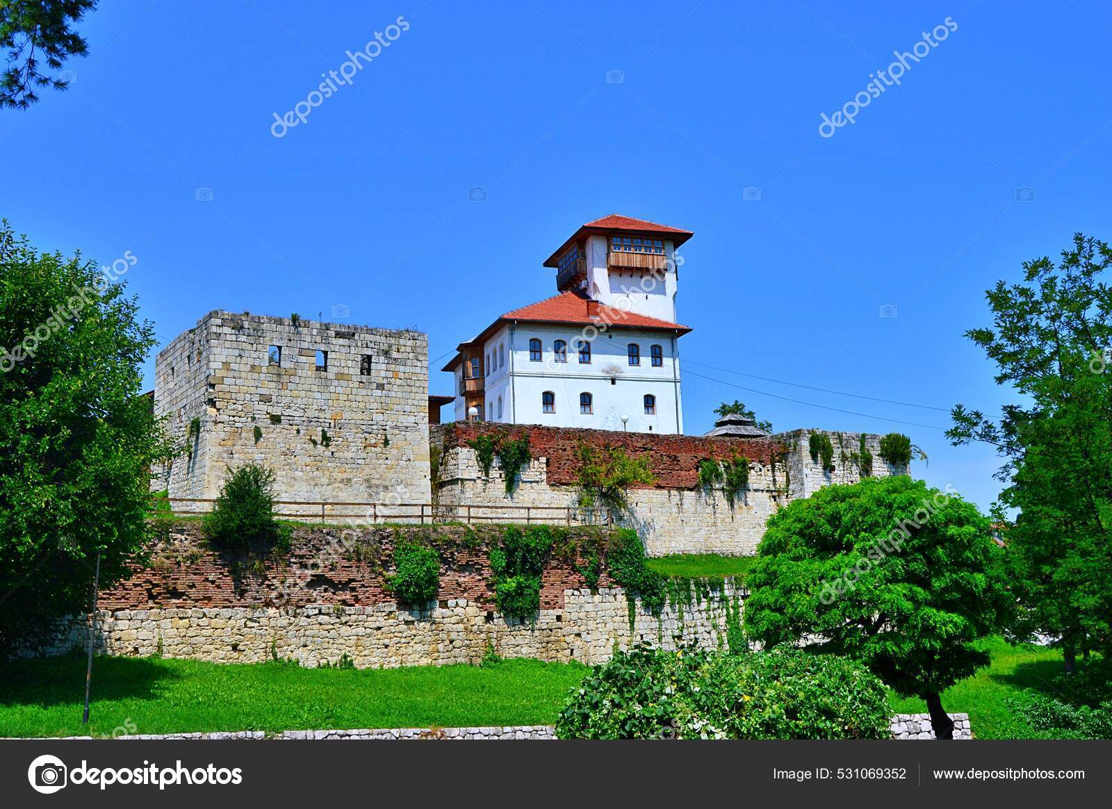 Upper Town Tower Captain Husein Gradascevic Gradacac Castle Town ...