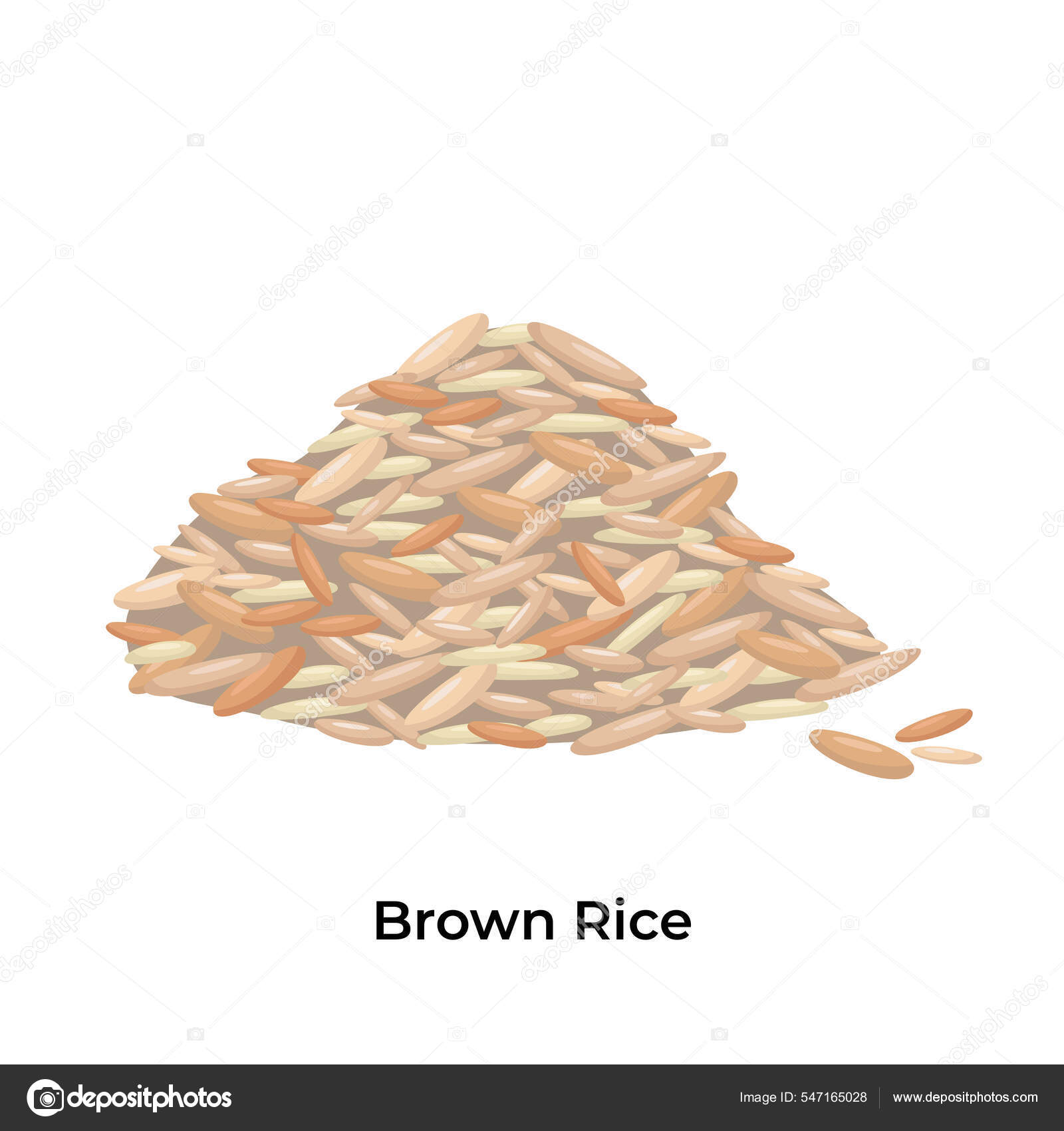 Brown Rice Clip Art
