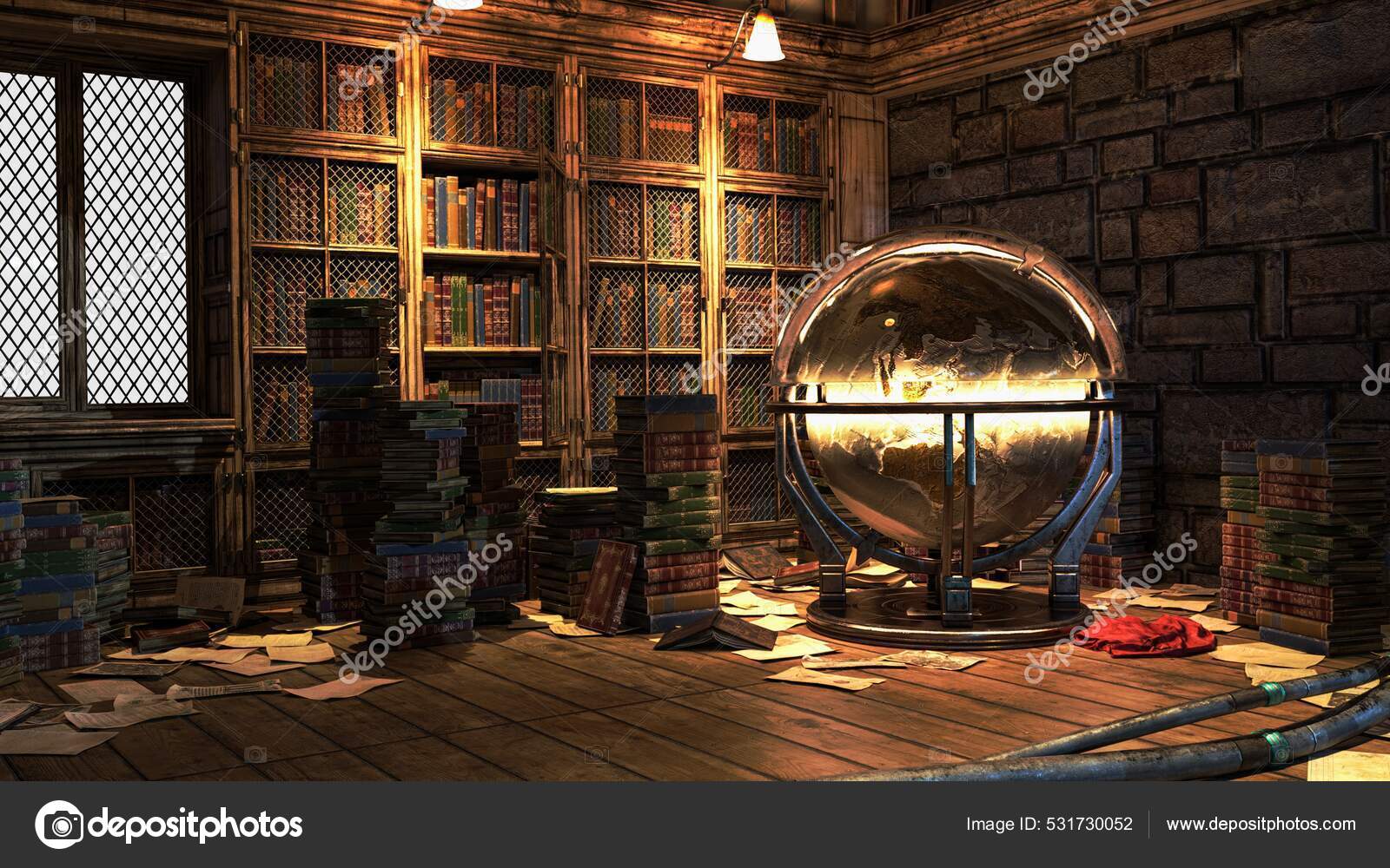 Fantasy Library Building