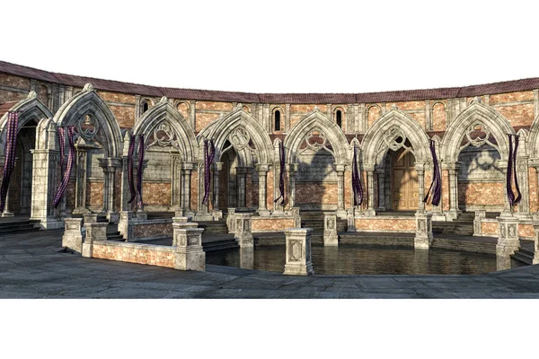 Fantasy Magic Dark Evil Tower Illustration Rendering Stock Photo by ...