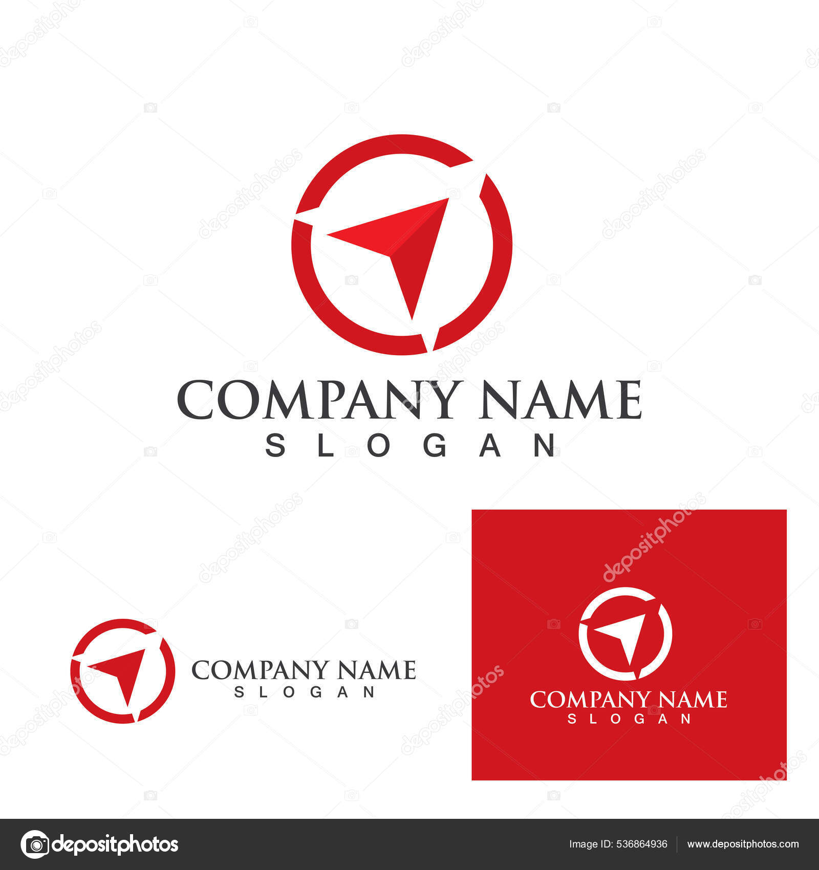 Compass Logo Signs Symbols Stock Vector by ©Hatigraphic 536864936