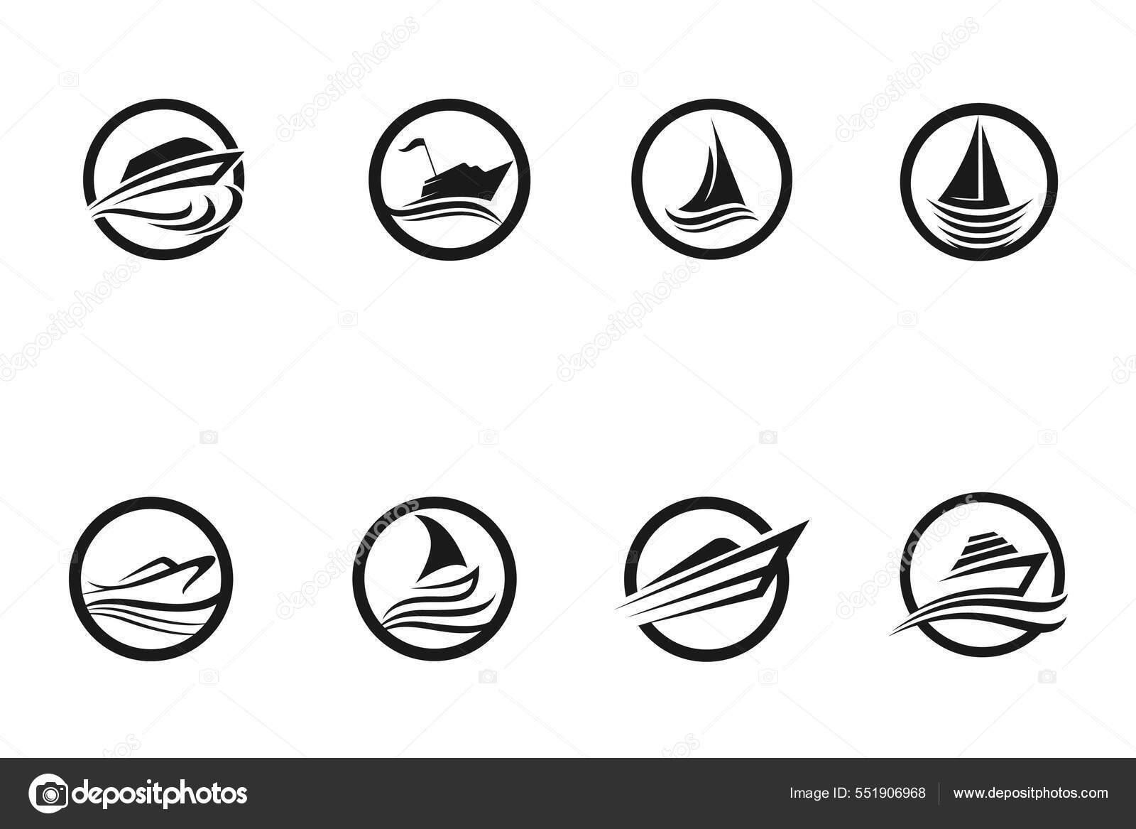 Boat Ship Logo Symbol Icon Vector Stock Vector by ©Hatigraphic 551906968