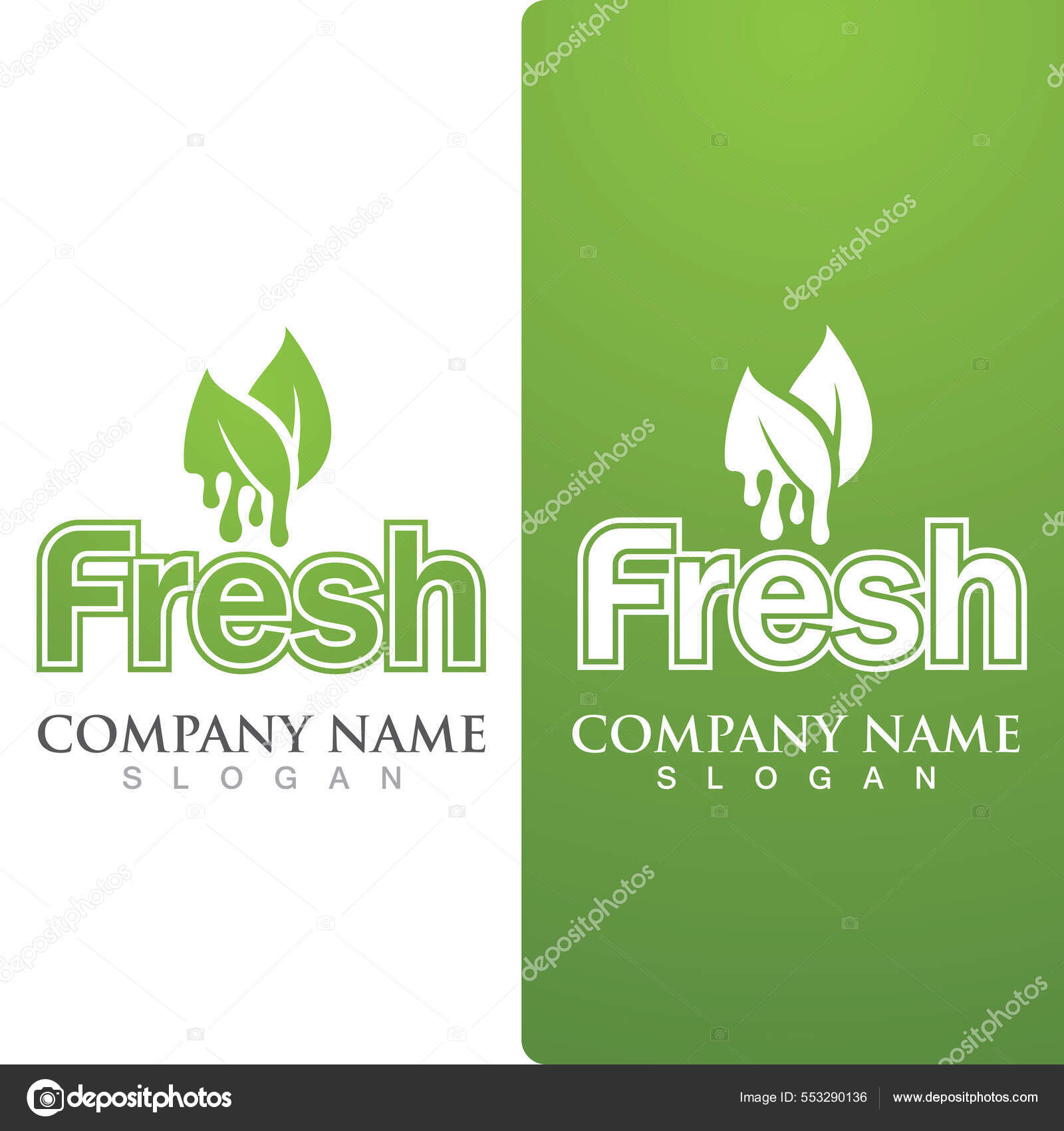 Fresh Logo Symbol Template Design Stock Vector Image by ©Hatigraphic ...