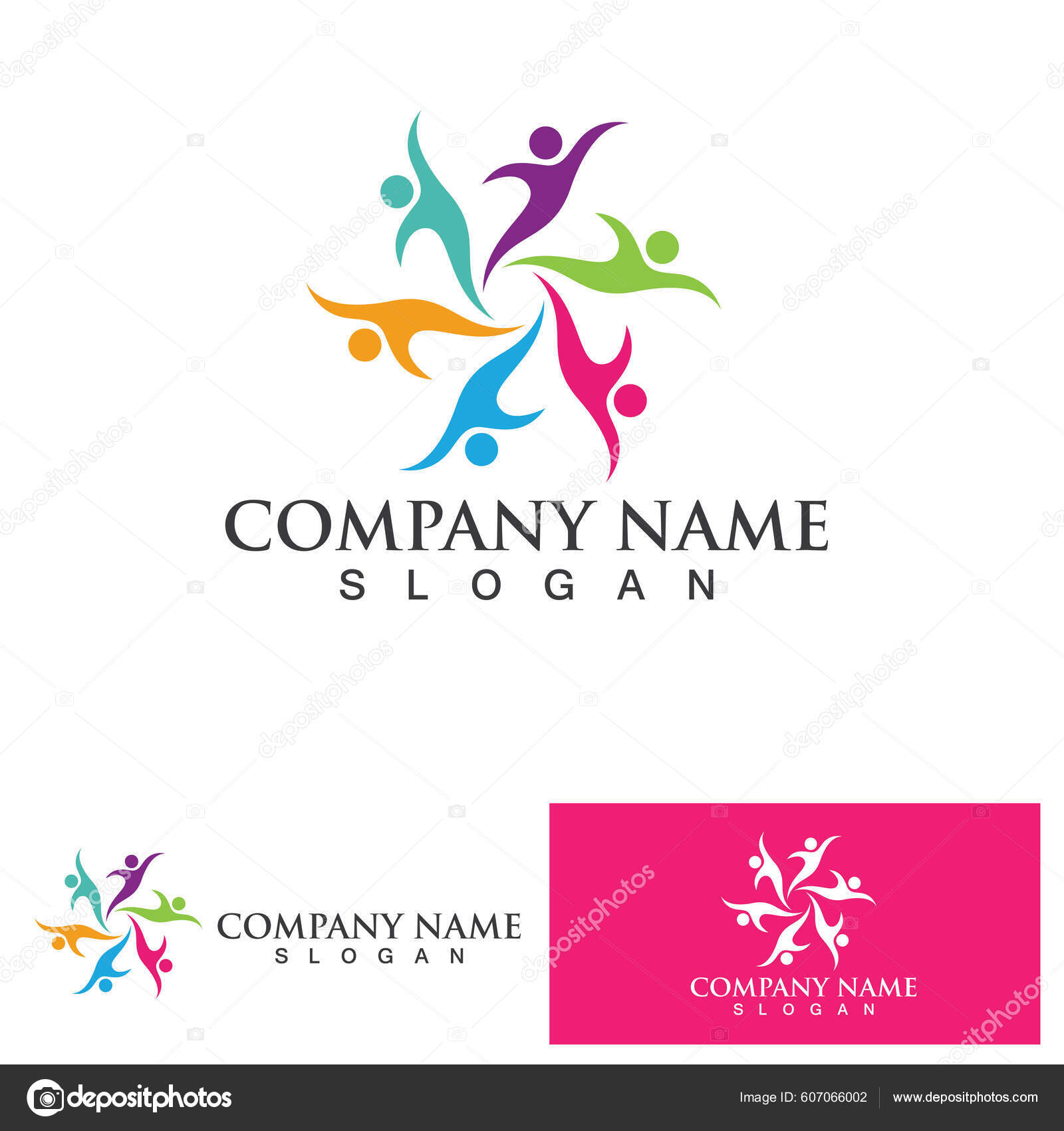 Community Logo Design Template Teams Groups Network Social Icon Design ...