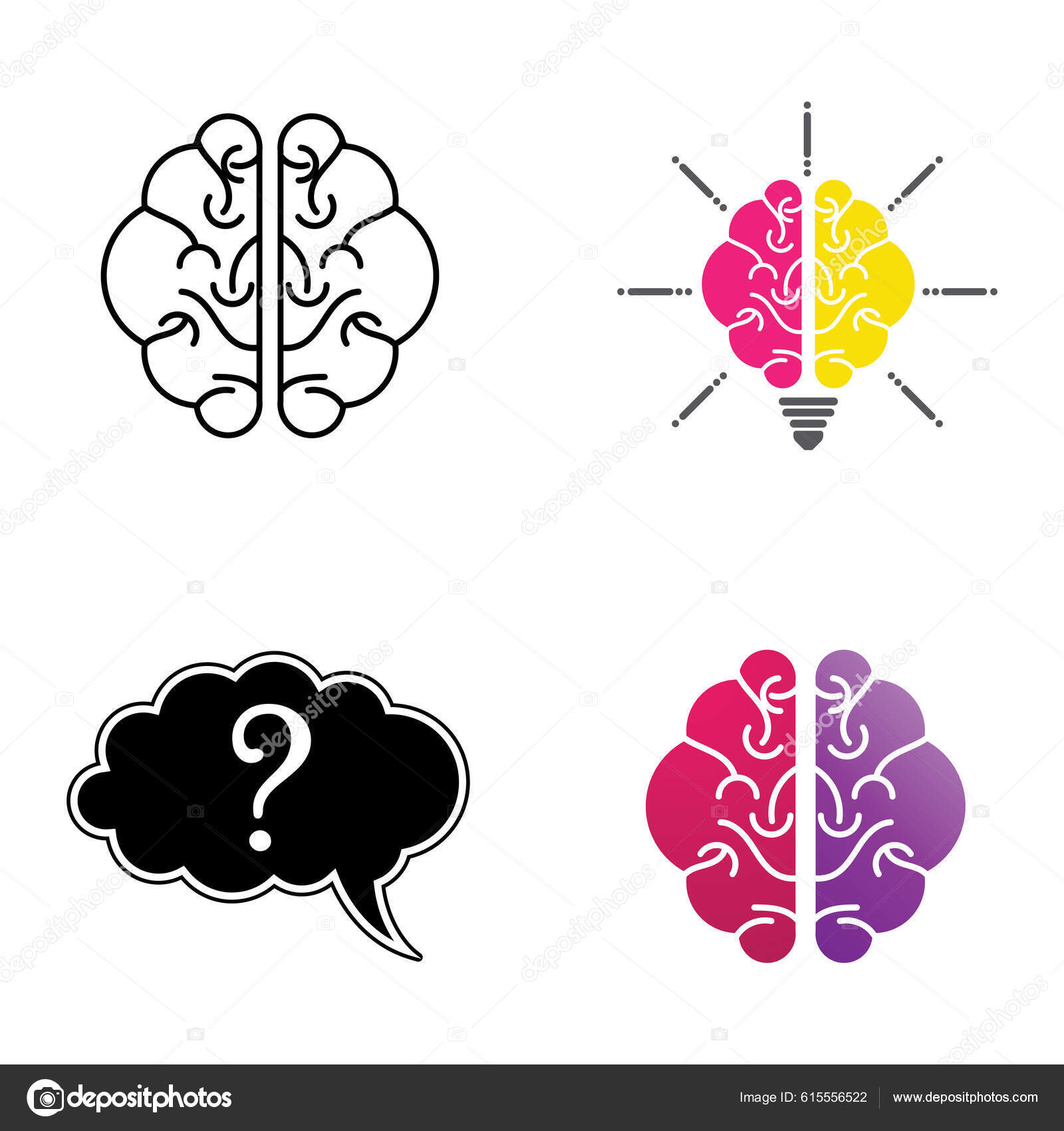 Health Brain Vector Illustration Icon Template Stock Vector by ... Health Brain Vector Illustration Icon Template Stock Vector by ...