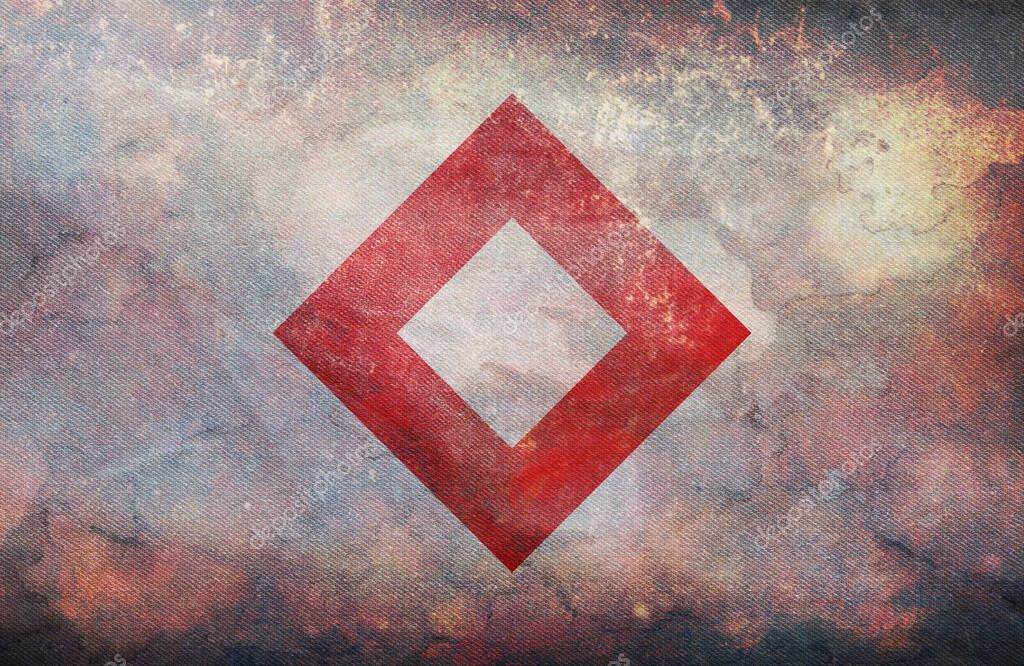 Minsk, Bielorrusia - Mayo, 2021: Bandera del Comité Internacional del ...