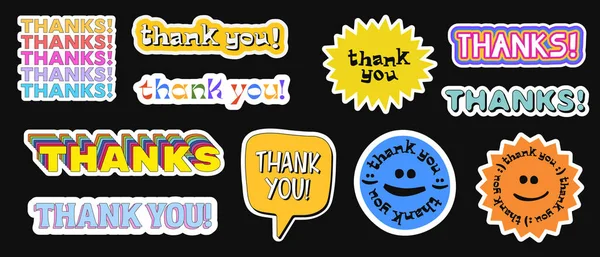 100,000 Thank you sticker Vector Images | Depositphotos