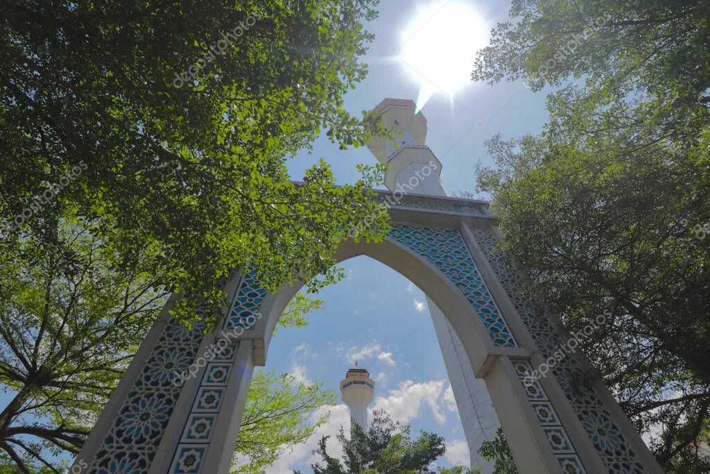 Bandung, Java Occidental, Indonesia - 04 de octubre de 2019: La puerta ...