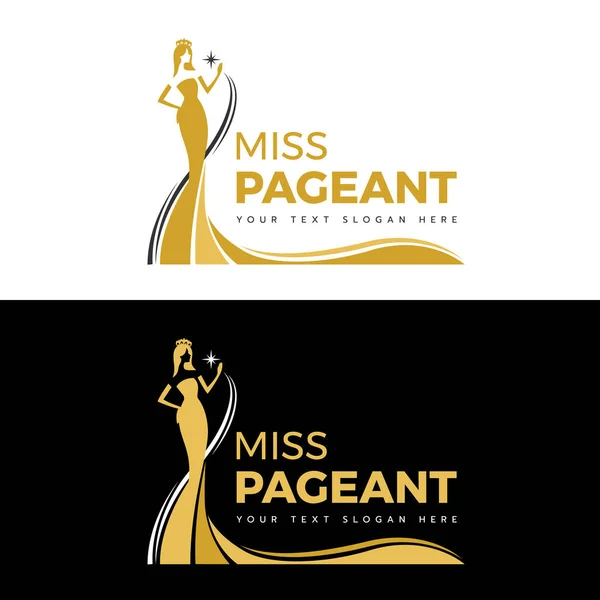 Pageant silhouette vector Vector Art Stock Images | Depositphotos