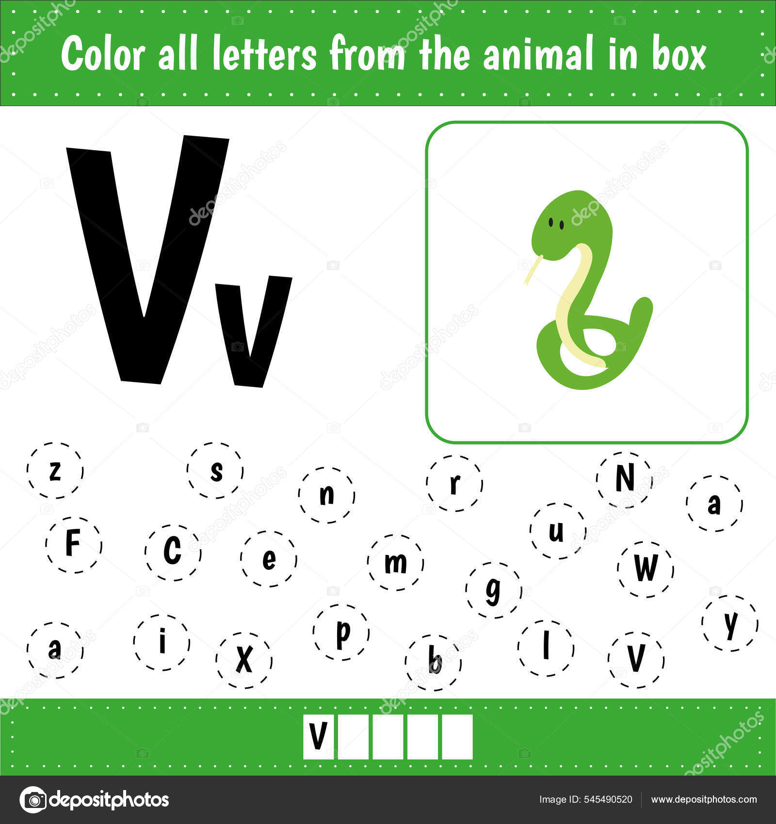 Learning English Alphabet Letters Recognition Color All Letters ...