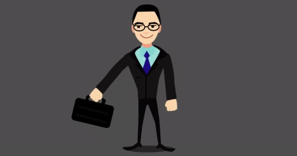 Successful businessman. Vector flat cartoon illustration Stock Vector ...