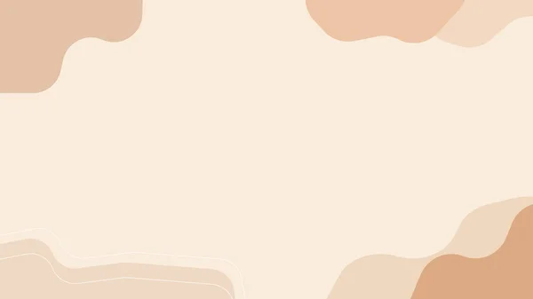 Cute Coklat Estetika Abstrak Latar Belakang Minimal Sempurna Untuk ...