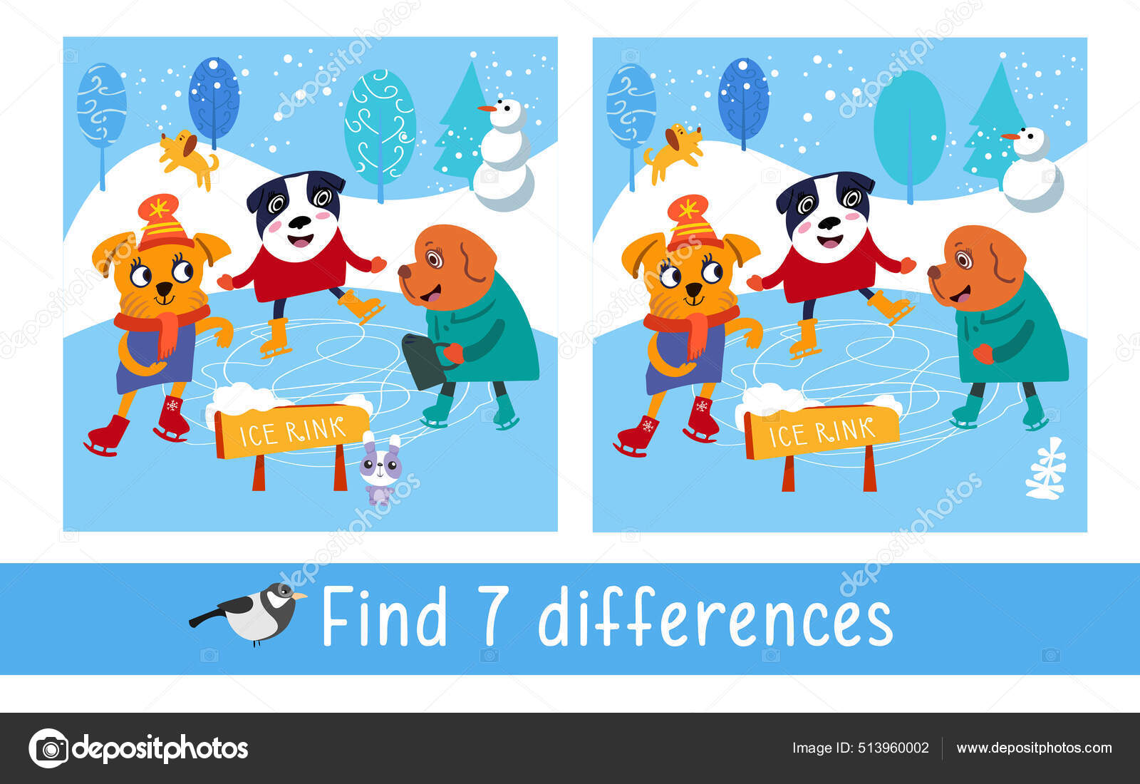 Find 10 hidden objects in picture. Funny dogs animals in forest at ...