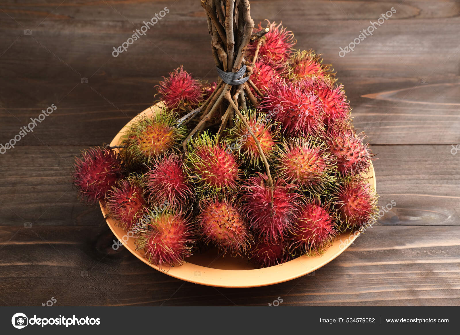 Rambutan Fruit Brown