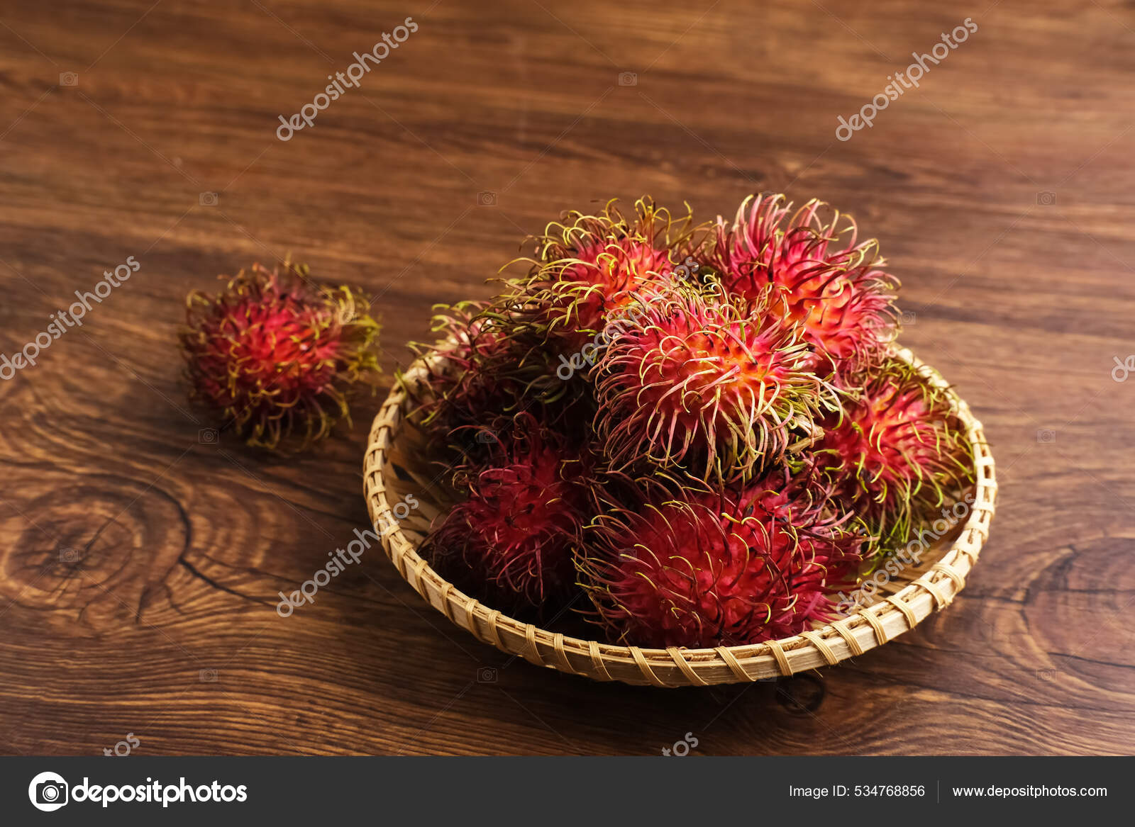 Rambutan Fruit Brown
