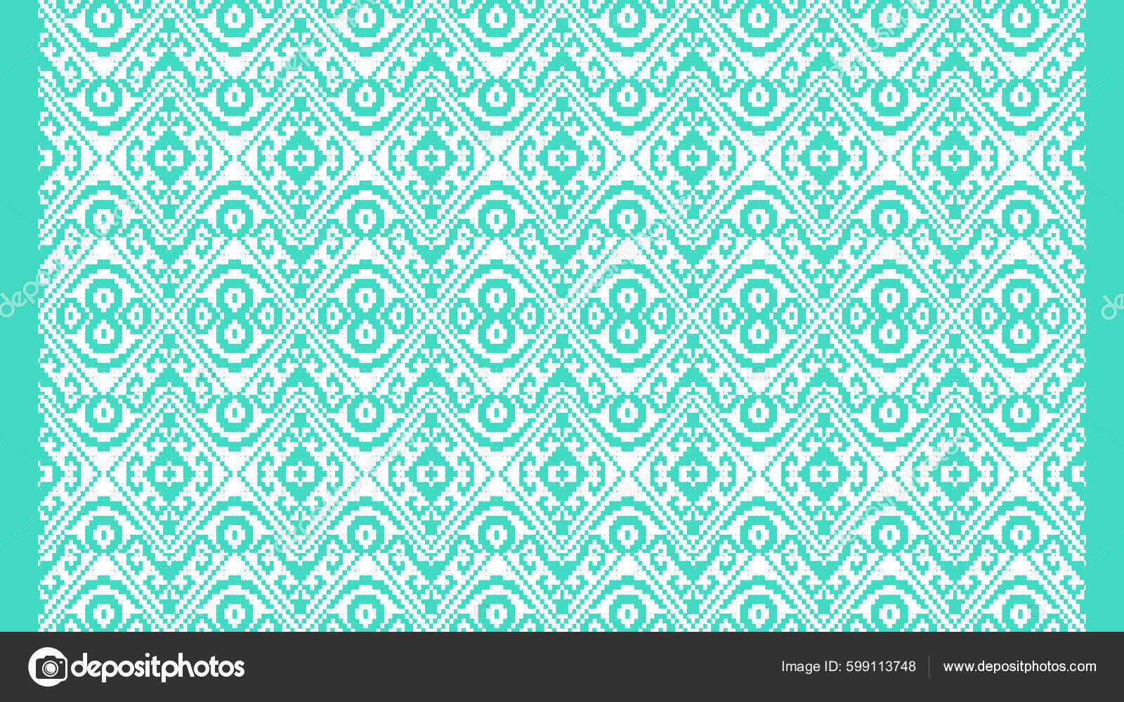 Turquoise Pattern Background