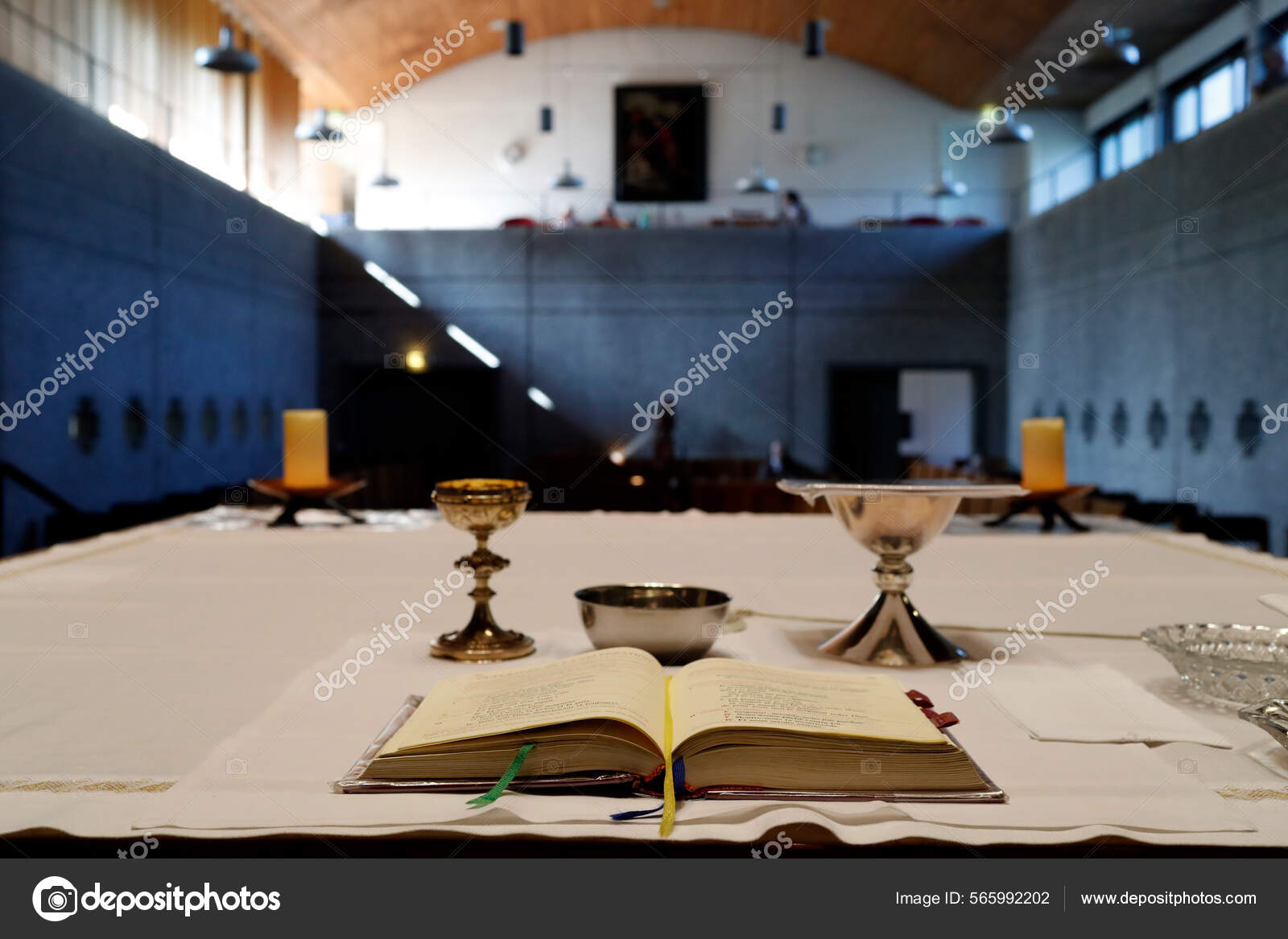 Visitation Monastery Roman Catholic Mass Marclaz France — Stock ...