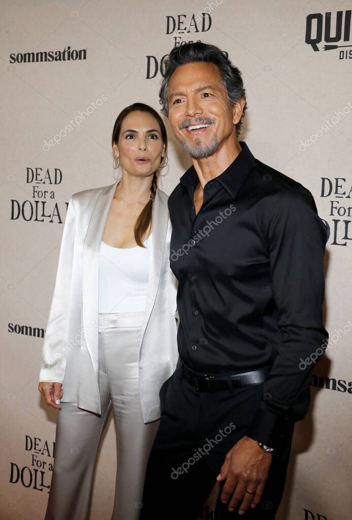 Benjamin Bratt y Talisa Soto en el estreno en Los Ángeles de 'Dead For ...