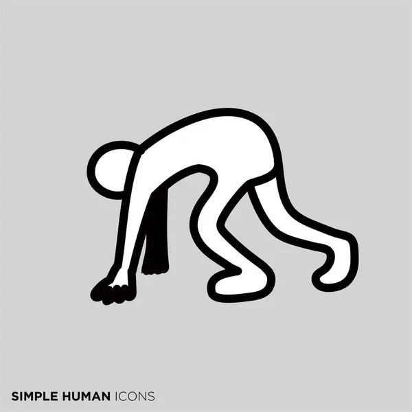 Crouch icon Vector Art Stock Images | Depositphotos