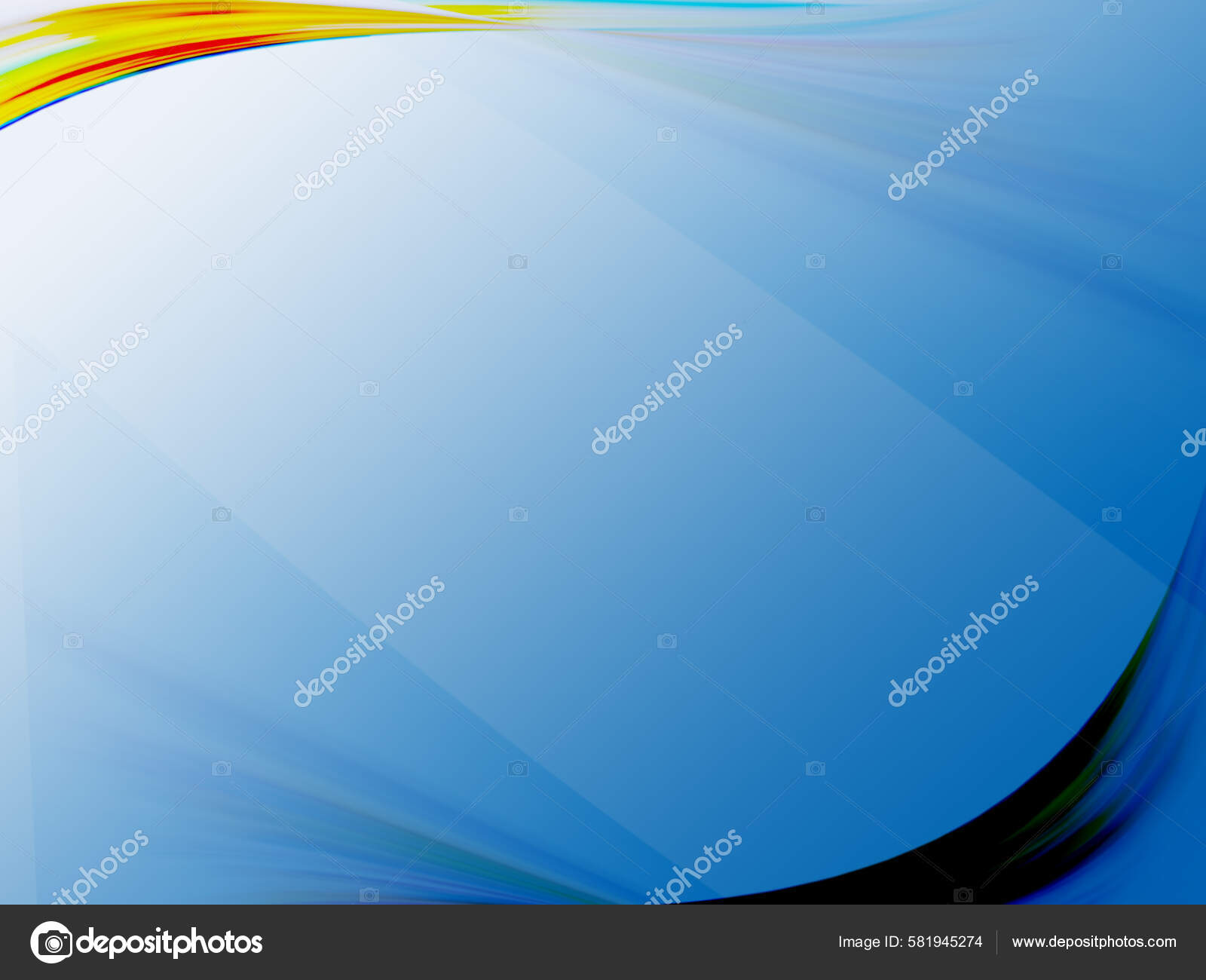 Abstract Background Multi Color Similar Water Rainbow Dark Blue Seabed ...