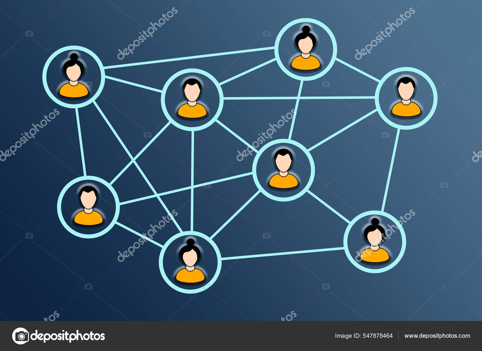 Teamwork Teammitglieder Vernetzen Sich Einem Netzwerk Und Teilen Informationen Und – Stockfoto ...