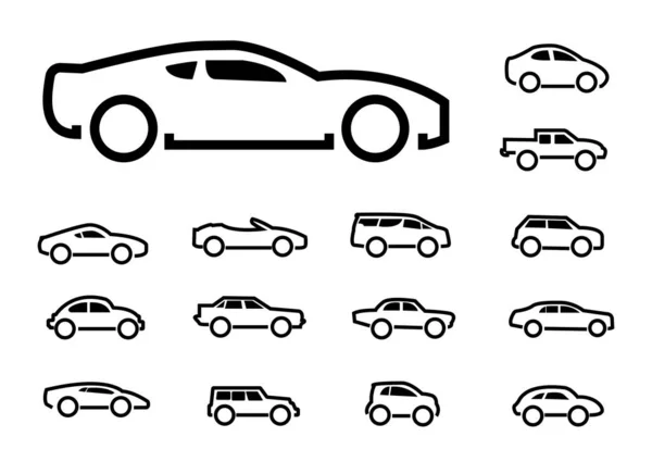 100,000 Auto pictogrammen instellen Vector Images | Depositphotos