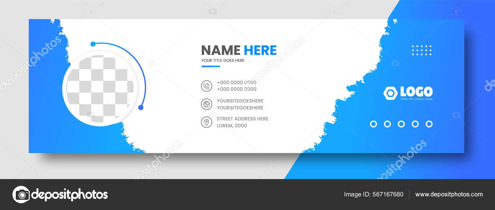 Corporate Modern Email Signature Design Template Email Signature ...