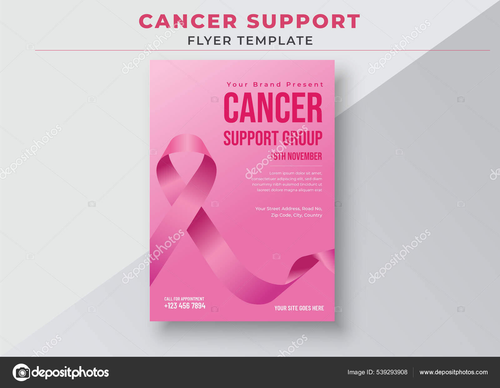 Cancer Fundraiser Flyer Template