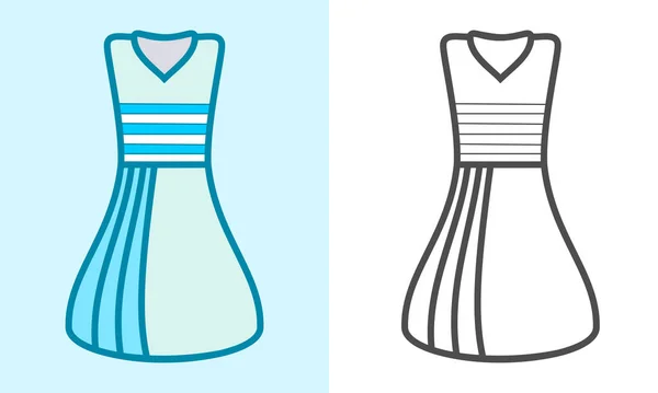 Doodle Hand Drawing Kid Clothes Vector Illustration Lines Coloring ...