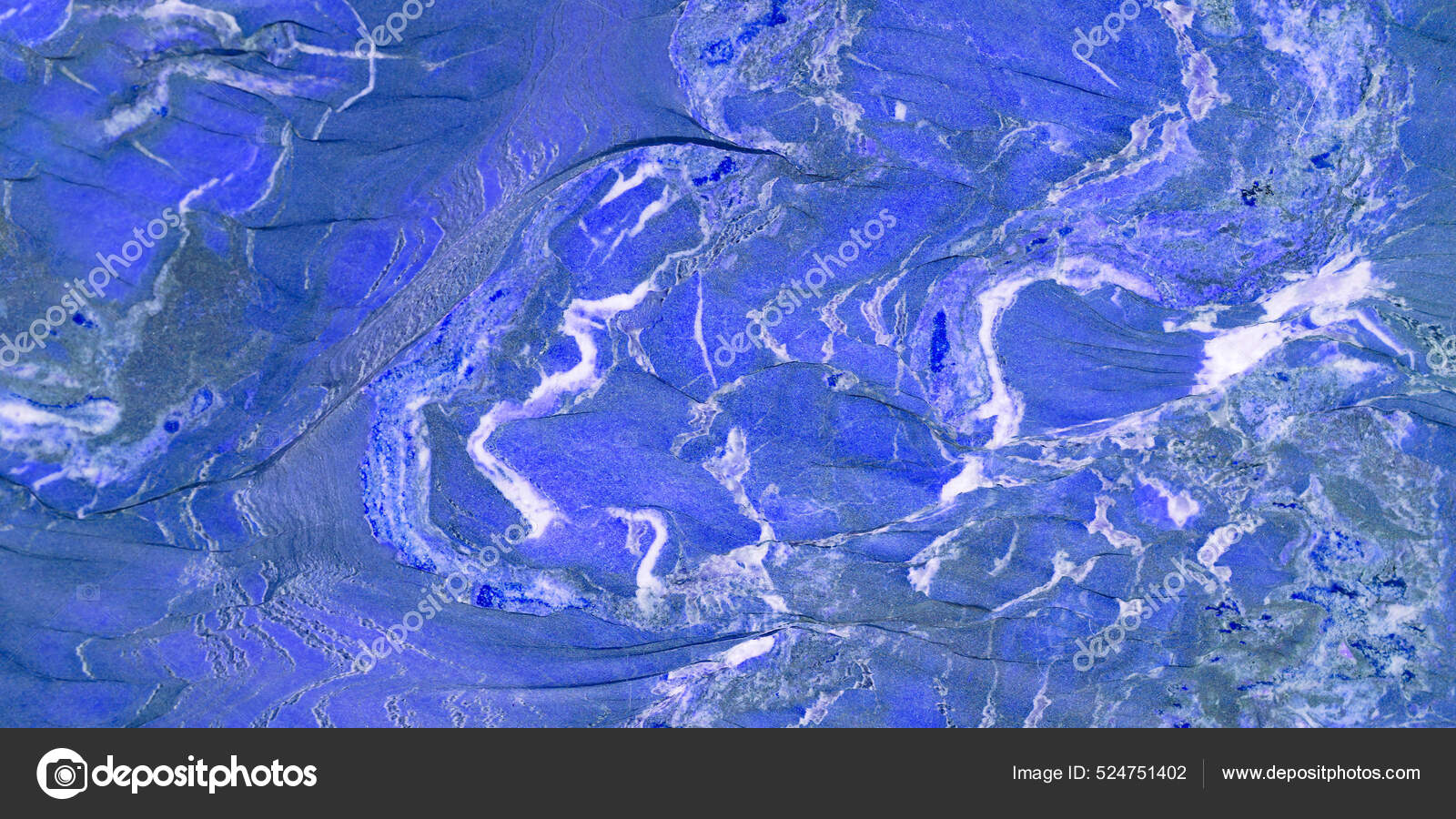 Blue Abstract Marble Granite Natural Stone Texture Background Banne ...