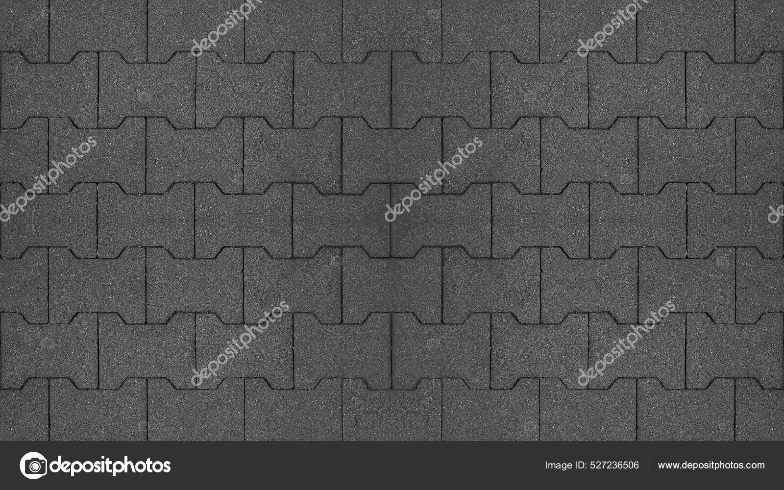 Top View Grey Gray Anthracite Concrete Bone Stones Paving Stones ...