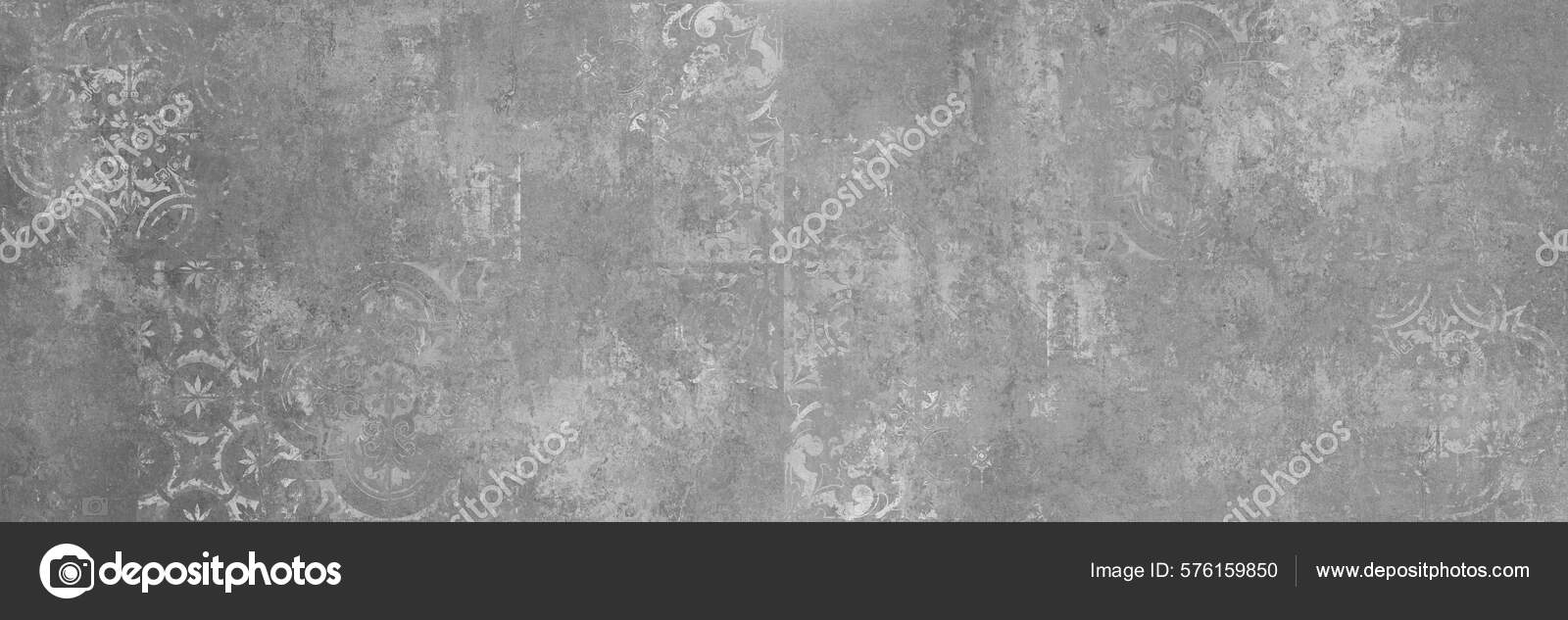 Old Gray Grey Vintage Worn Geometric Shabby Mosaic Ornate Patchwork ...