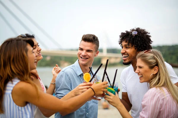 Friends drinking outside Stock Photos, Royalty Free Friends drinking ...