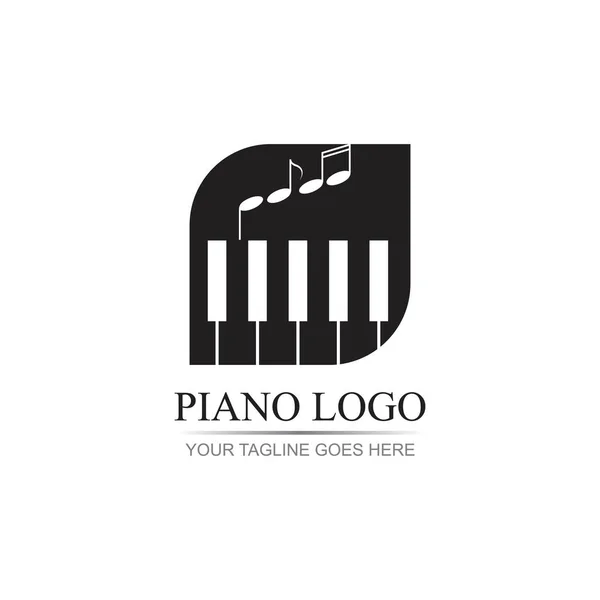 Piano logo imágenes de stock de arte vectorial | Depositphotos