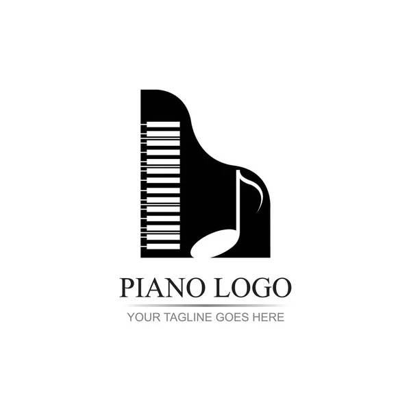 Piano logo imágenes de stock de arte vectorial | Depositphotos