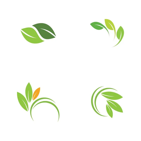 Logos hojas imágenes de stock de arte vectorial | Depositphotos