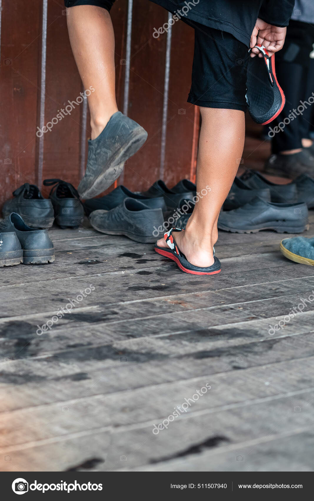 Dirty Feet From Flip Flops