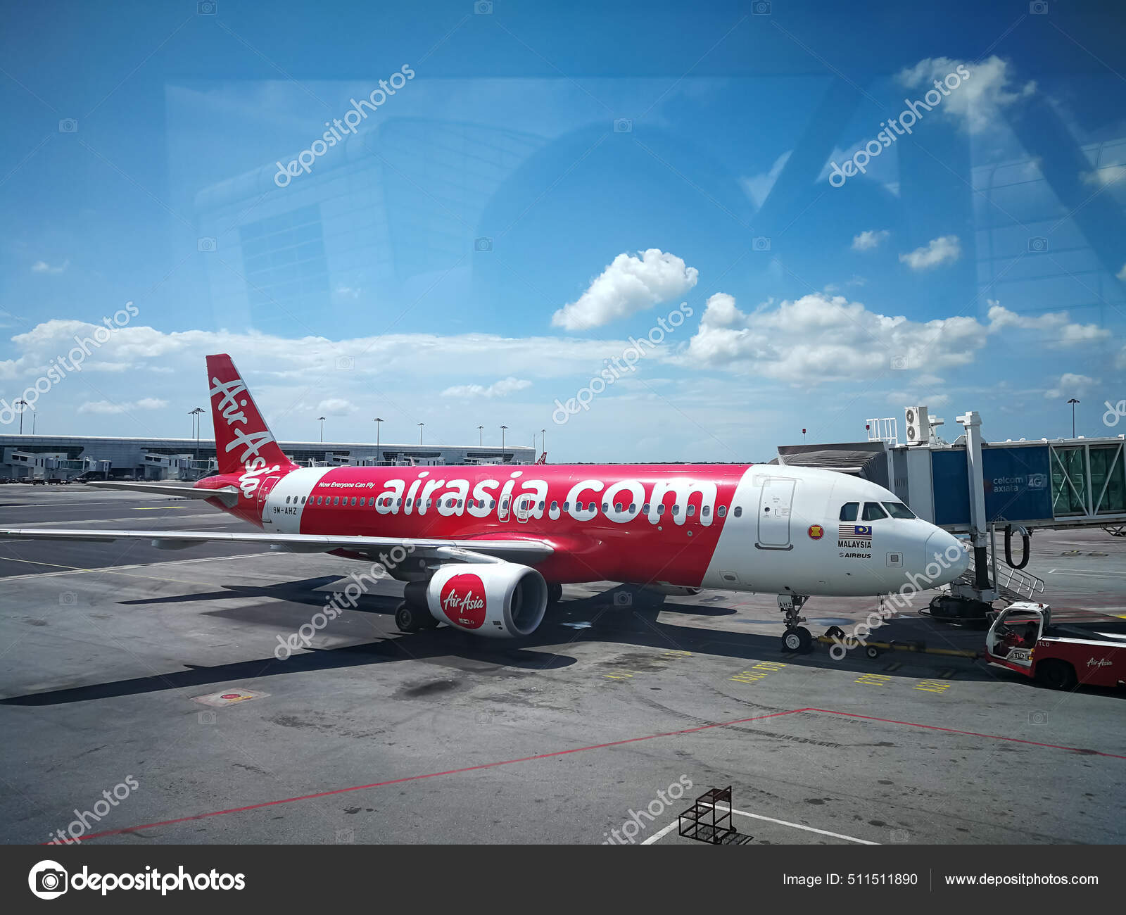 Kuala Lumpur Malaysia Nov 2019 Airasia Jet Airplane Kuala Lumpur ...
