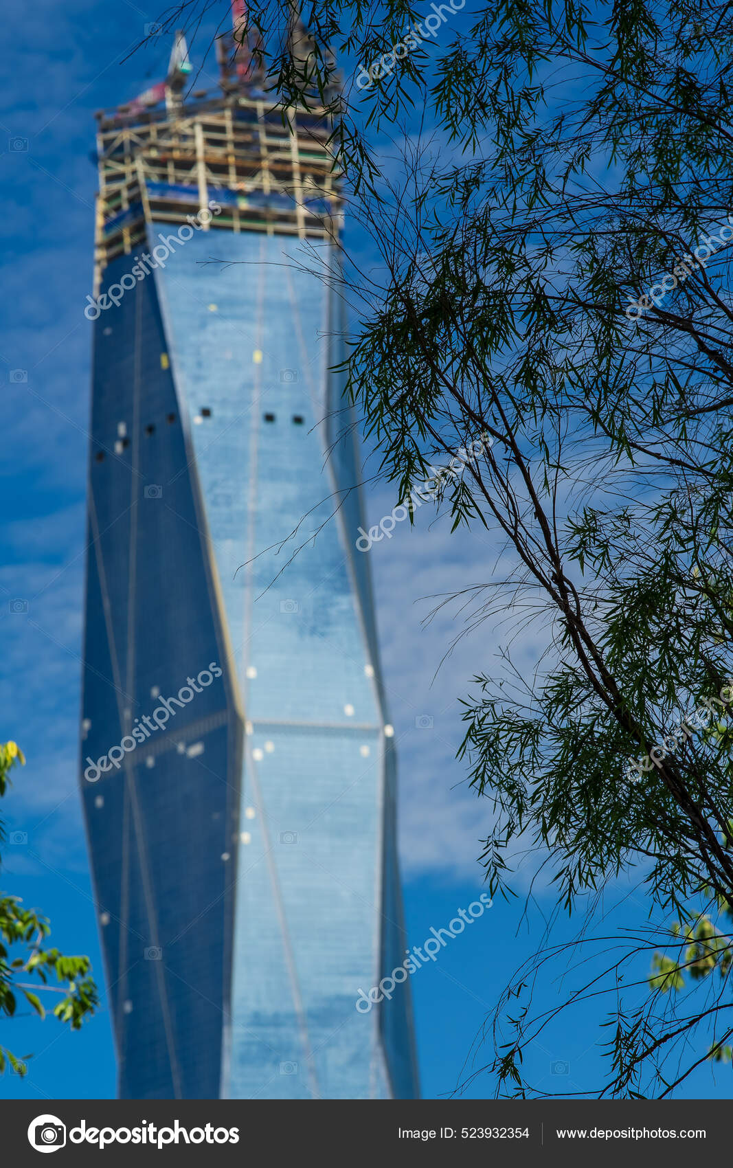 Kuala Lumpur Malaysia September 2021 Trees Buildling Background New ...