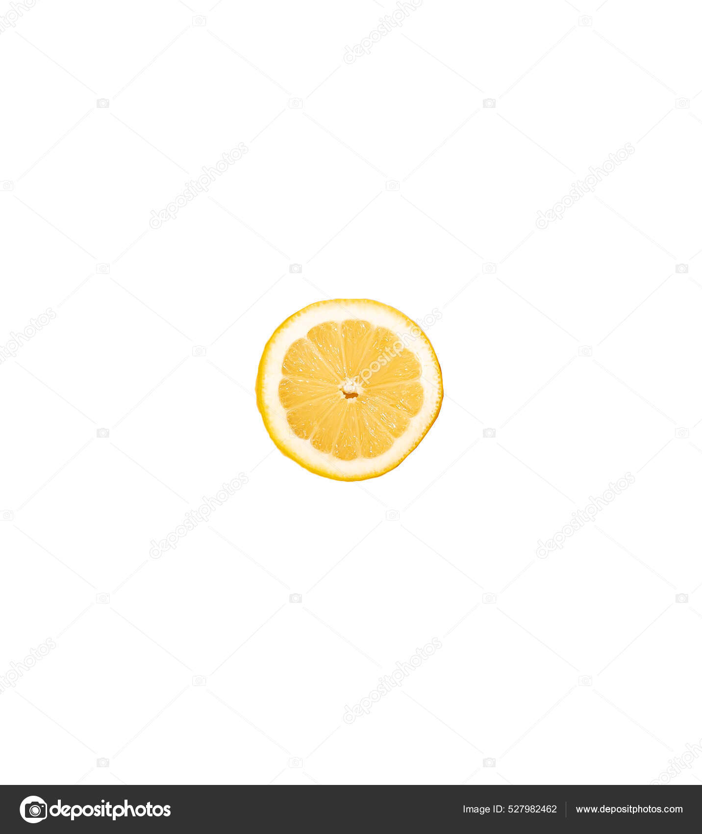 Isolated Lemon Slice Object White — Stock Photo © robdragan #527982462