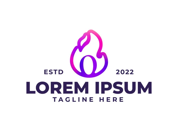 Torch Logo Gradient Flame Fire Torch Logo Premium Vector vetor(es) de ...