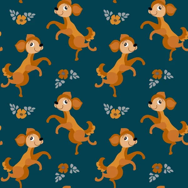 6,989,819 Seamless dog pattern Vector Images | Depositphotos