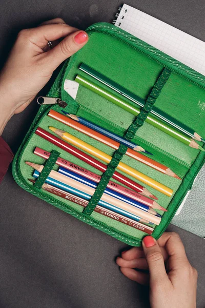 Pencil case Stock Photos, Royalty Free Pencil case Images | Depositphotos