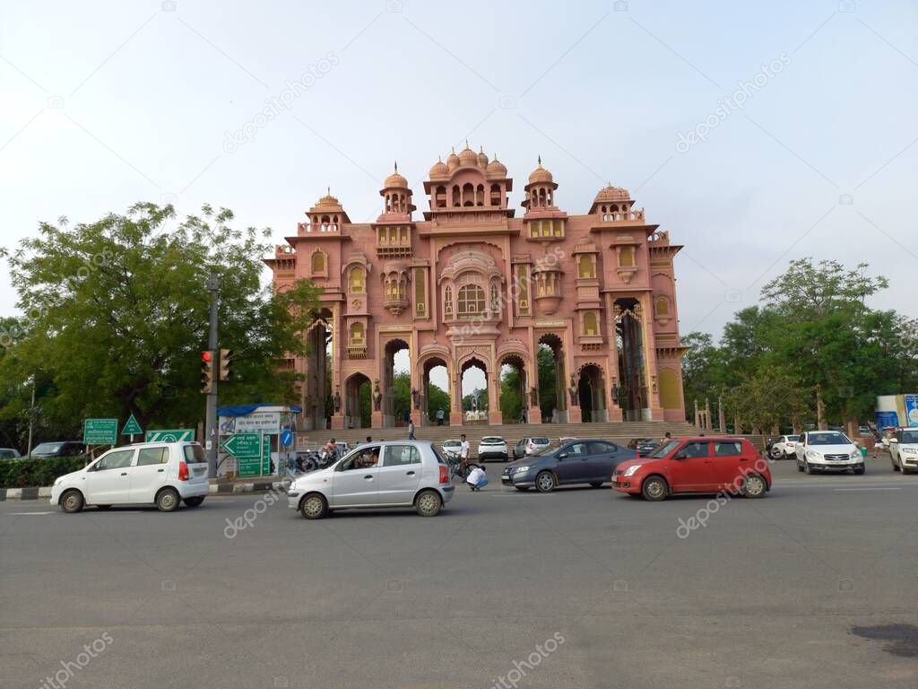 Patrika gate est situado en Jaipur, Rajast n, India 2024