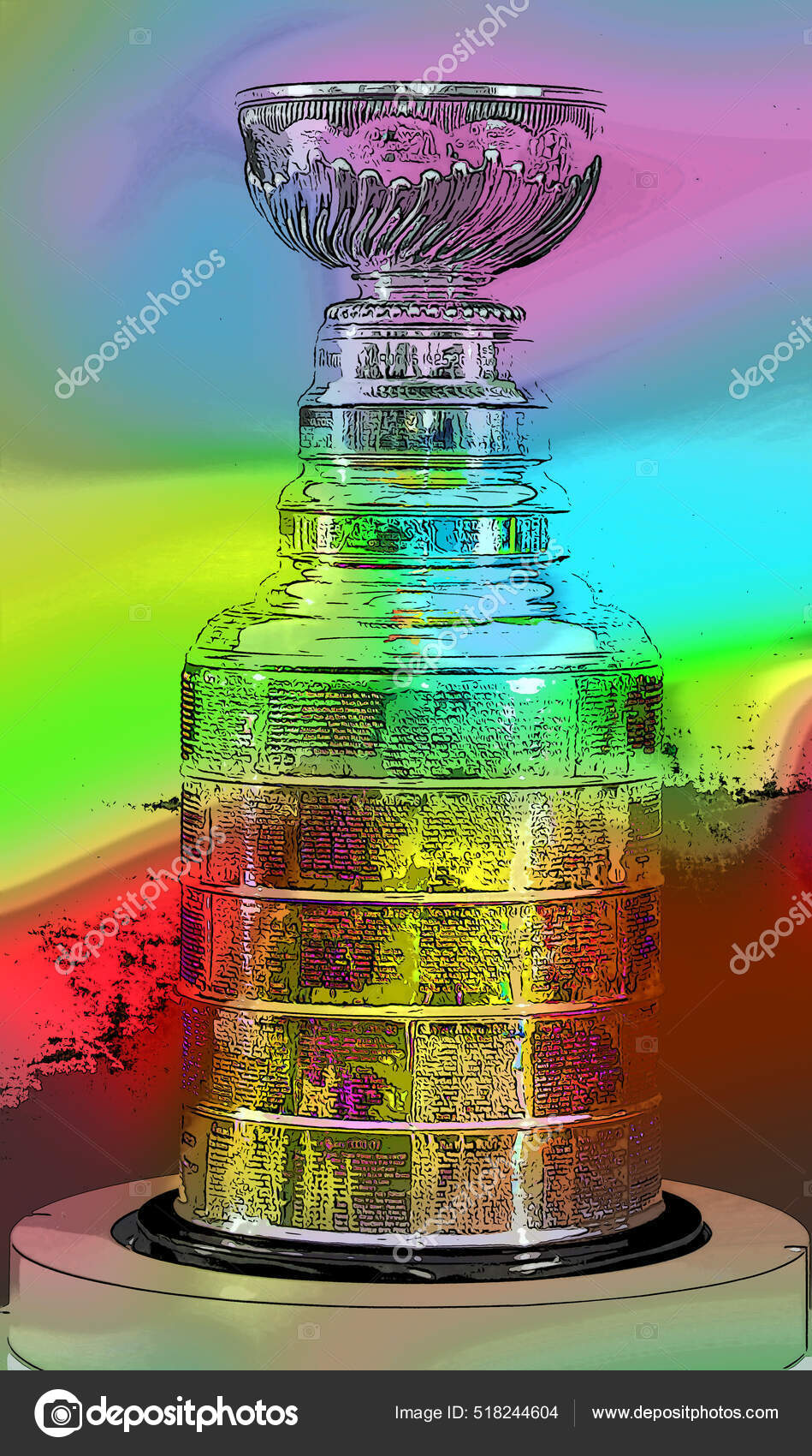 Montreal Canada Stanley Cup Championship Trophy Awarded Annually ...