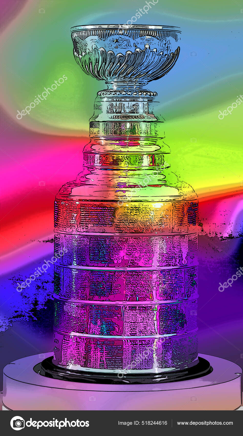 Montreal Canada Stanley Cup Championship Trophy Awarded Annually ...